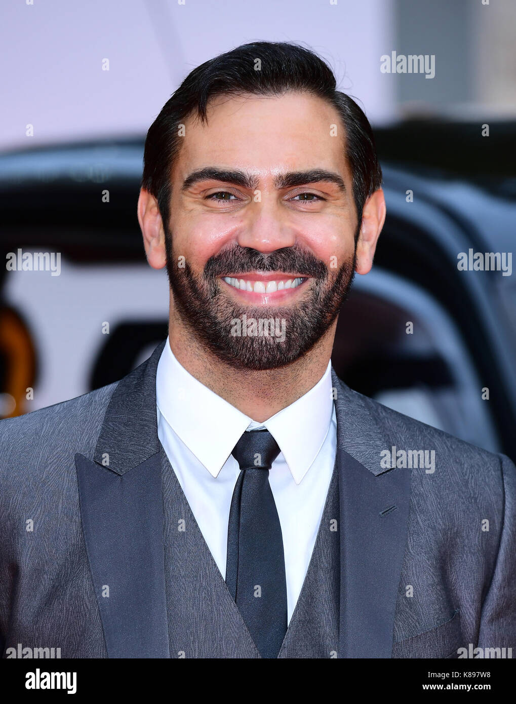 Tom benedict knight attending world premiere kingsman hi-res stock ...