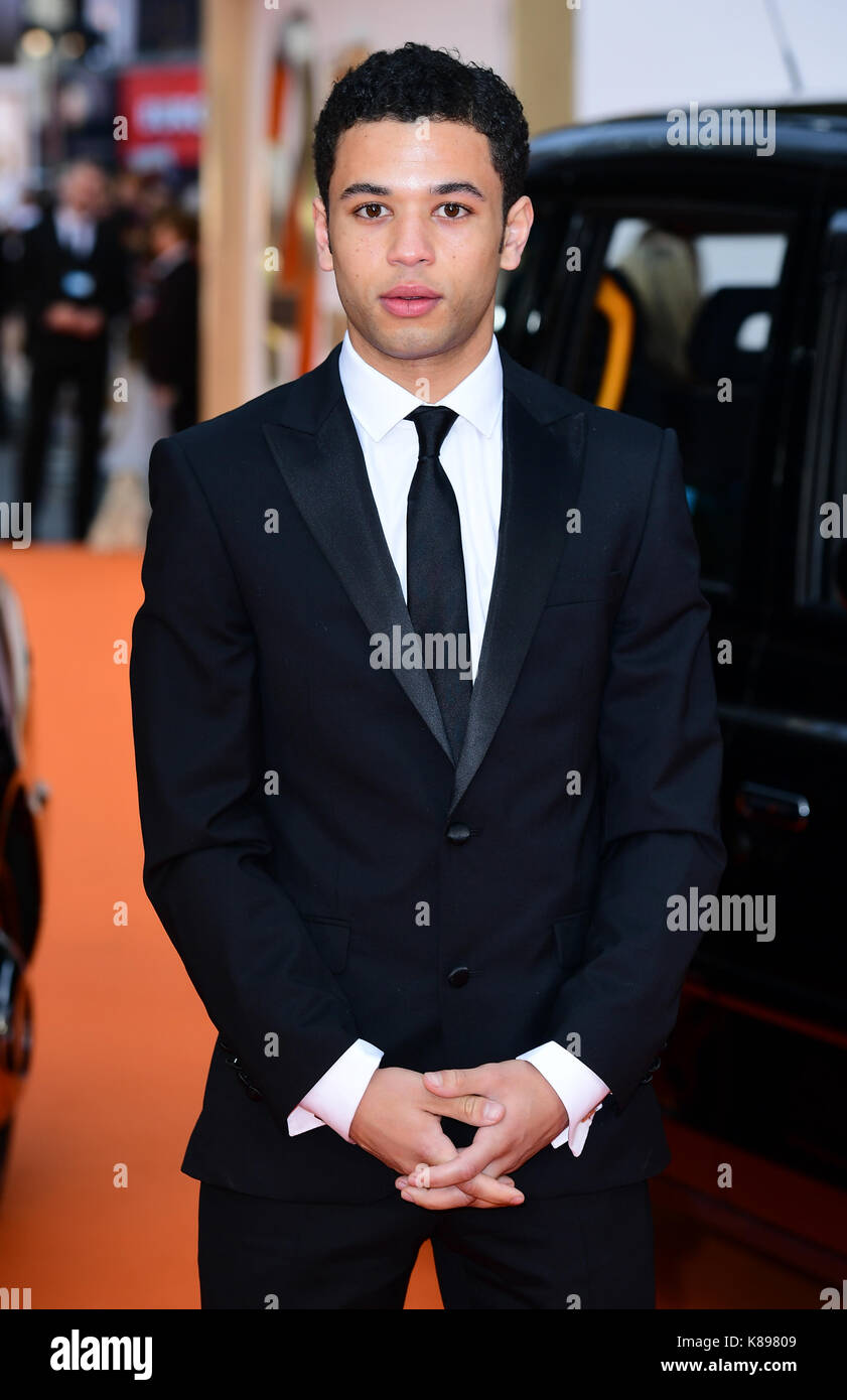 Calvin Demba attending the World Premiere of Kingsman: The Golden ...