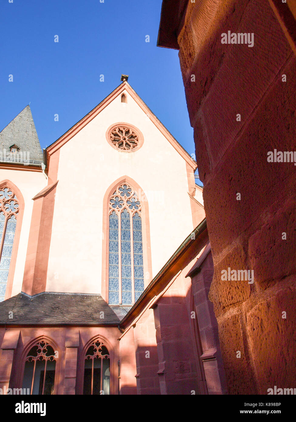 The high cathedral st martin of mainz hi-res stock photography and ...