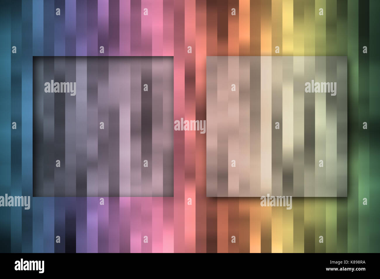 colourful stripe background with pannel Stock Photo - Alamy