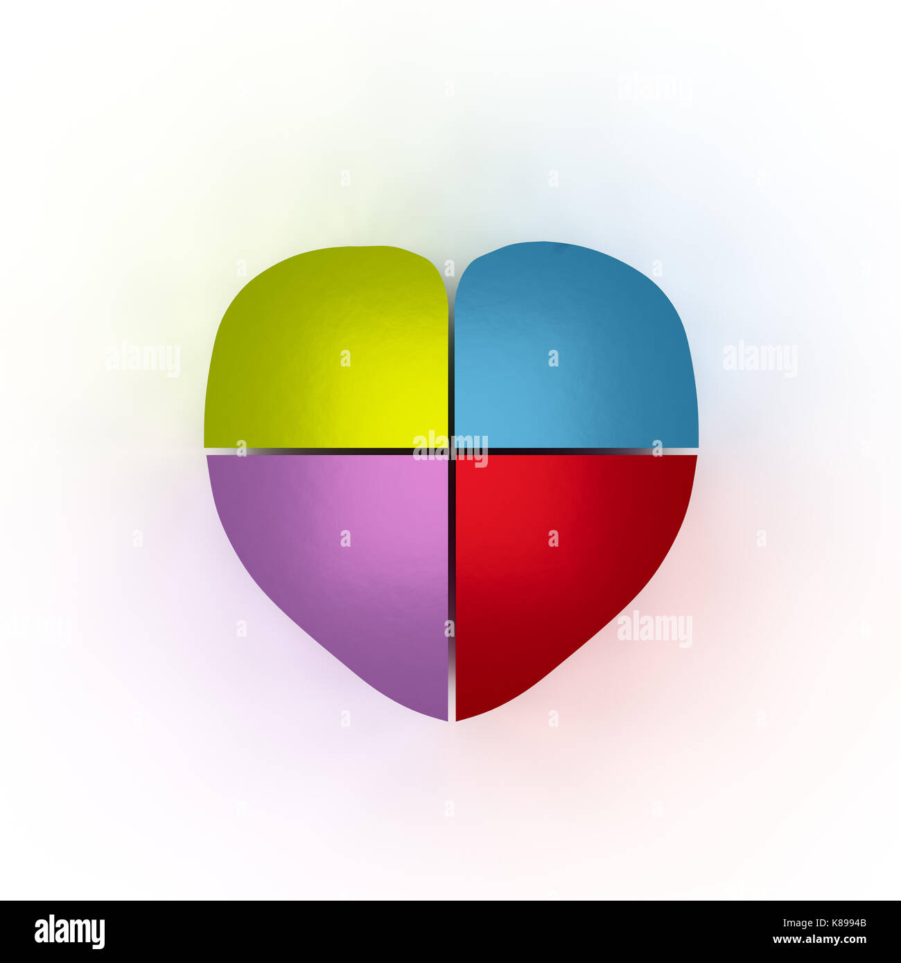 Infographic diagram heart love concept hi-res stock photography and ...