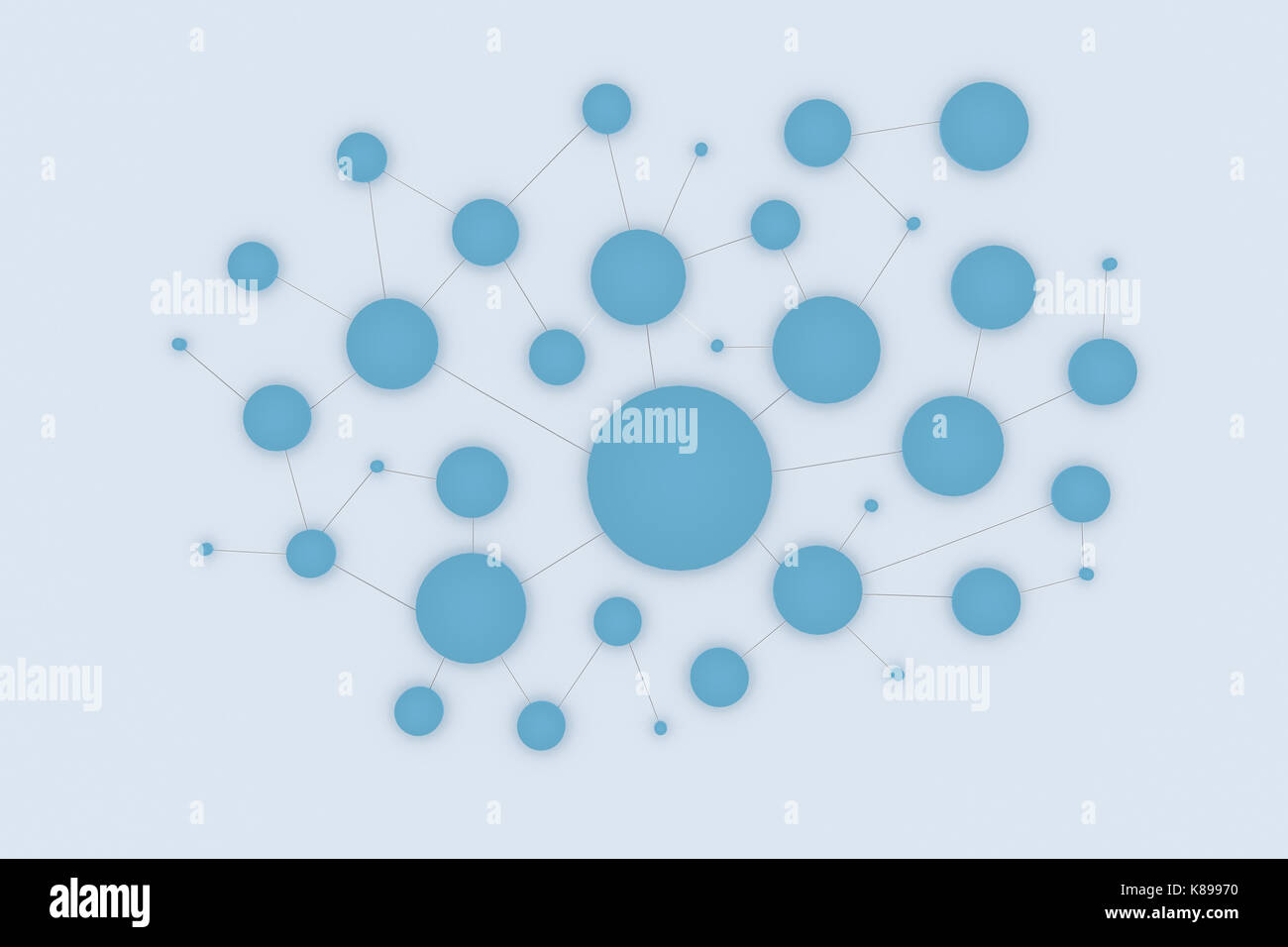3d rendering of graphic for social network connection concept Stock ...