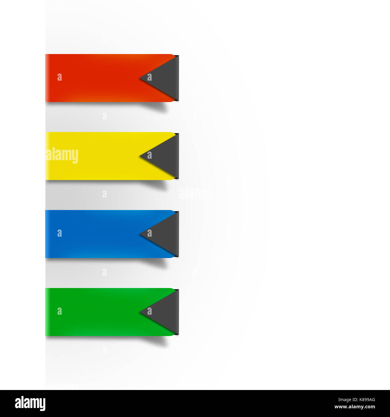 Colourful banners Cut Out Stock Images & Pictures - Alamy