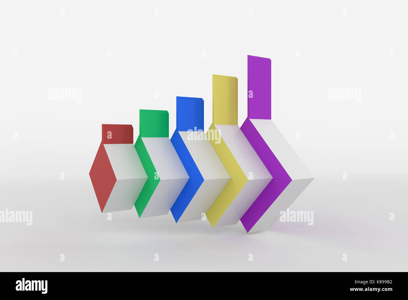 3d rendering of process concept info graphic deisign Stock Photo - Alamy