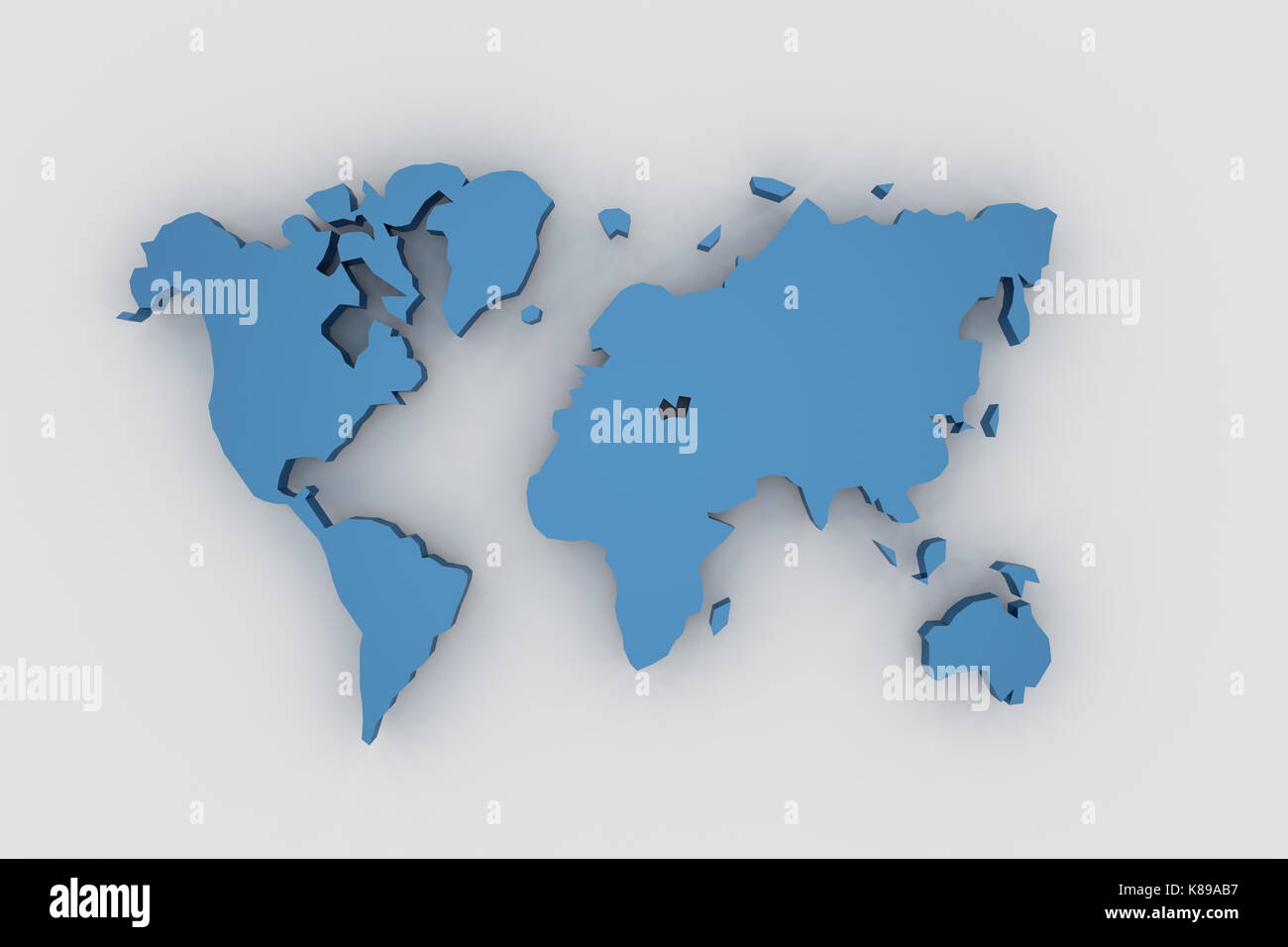 Low poly world map hi-res stock photography and images - Alamy
