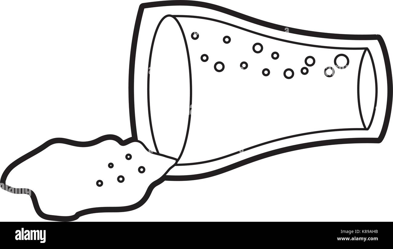 Spilling drink Stock Vector Images - Alamy