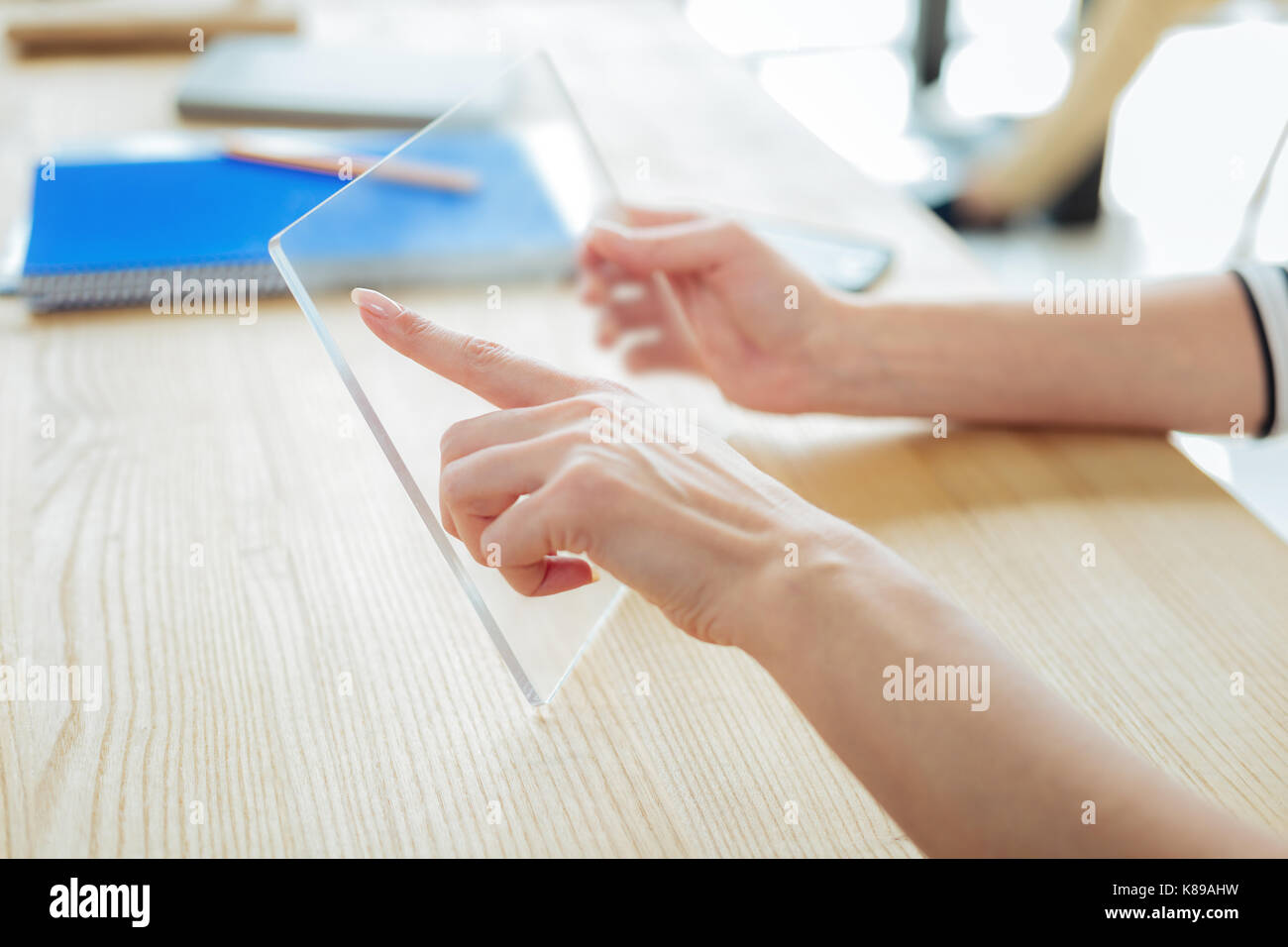 Close up of a modern innovative tablet Stock Photo - Alamy