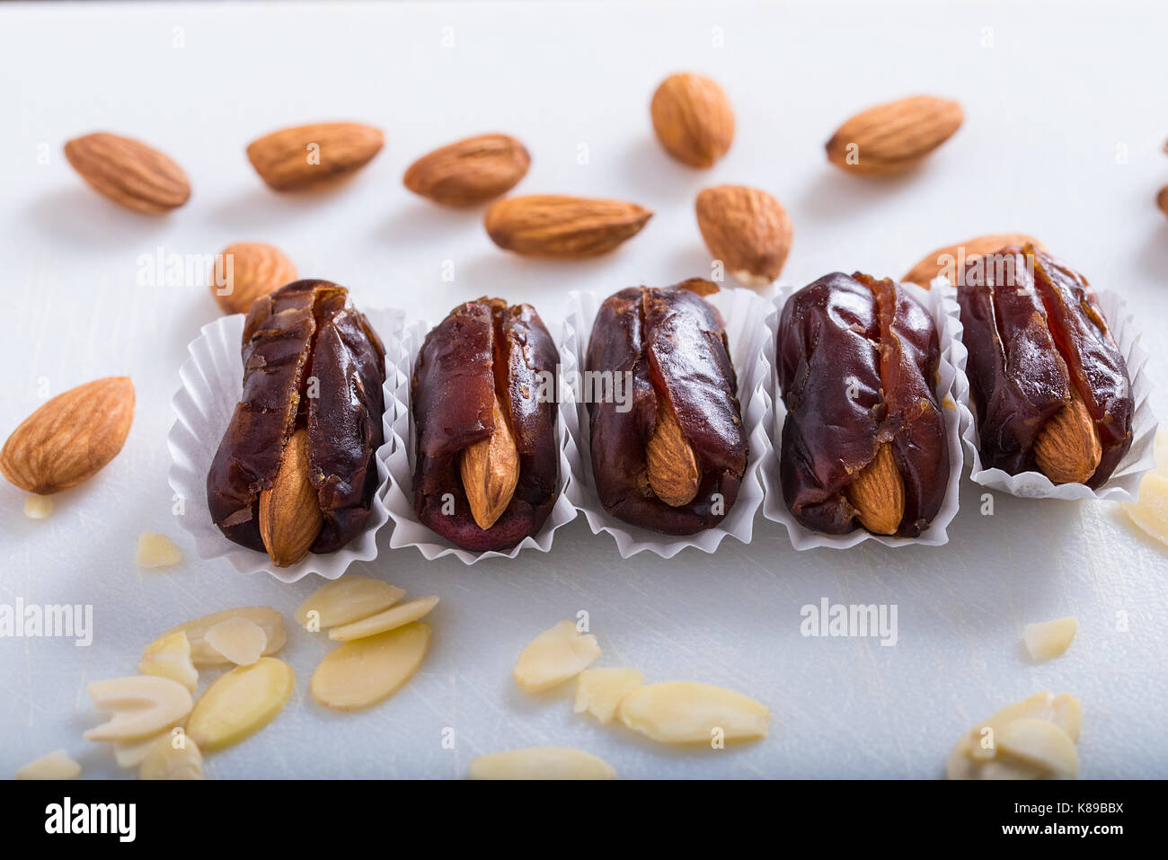 Almond stuffed dates hi-res stock photography and images - Alamy
