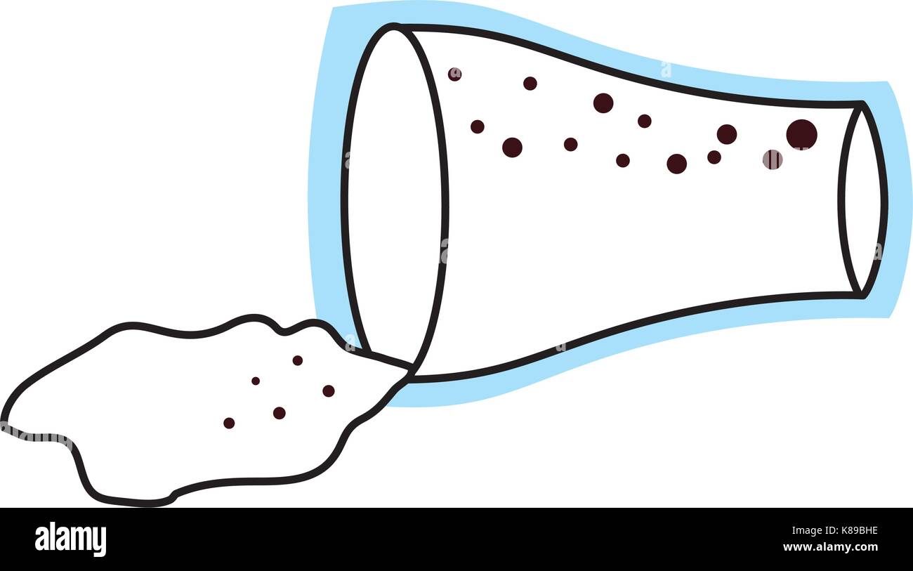 spilled glass cup cola drink bubbles Stock Vector Image & Art - Alamy