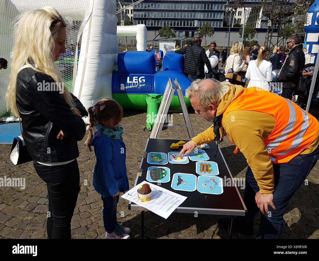 Children's World day. Kids participate in games, sweepstakes, learn new ...