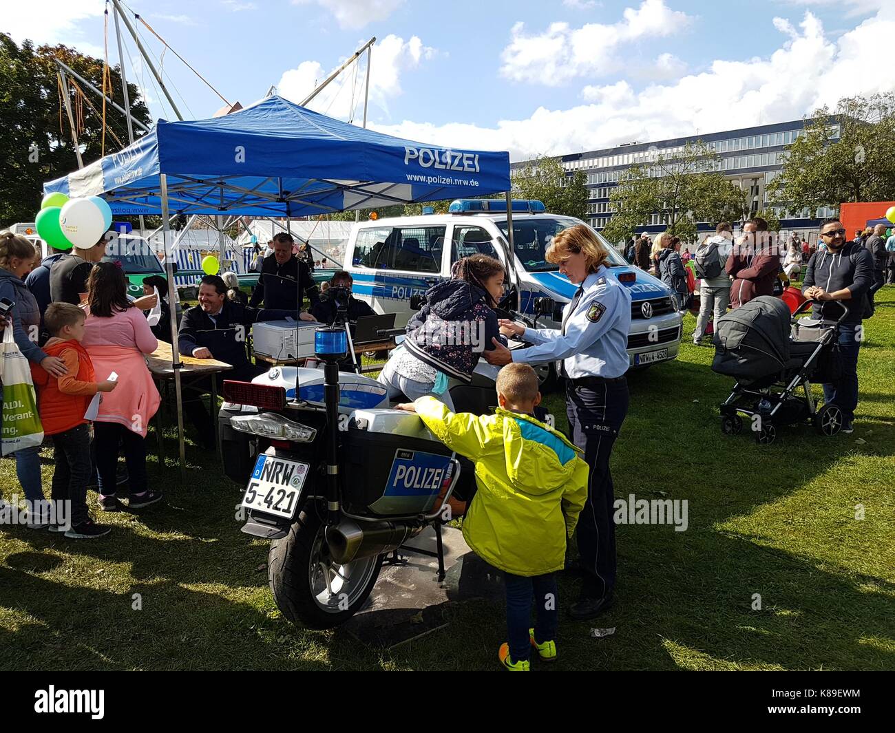 Children's World day. Kids participate in games, sweepstakes, learn new ...