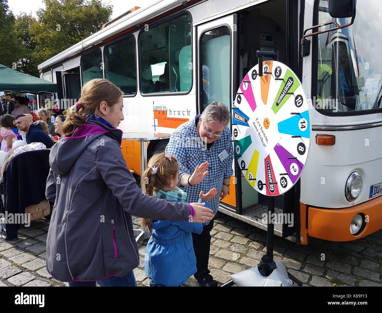 Children's World day. Kids participate in games, sweepstakes, learn new ...