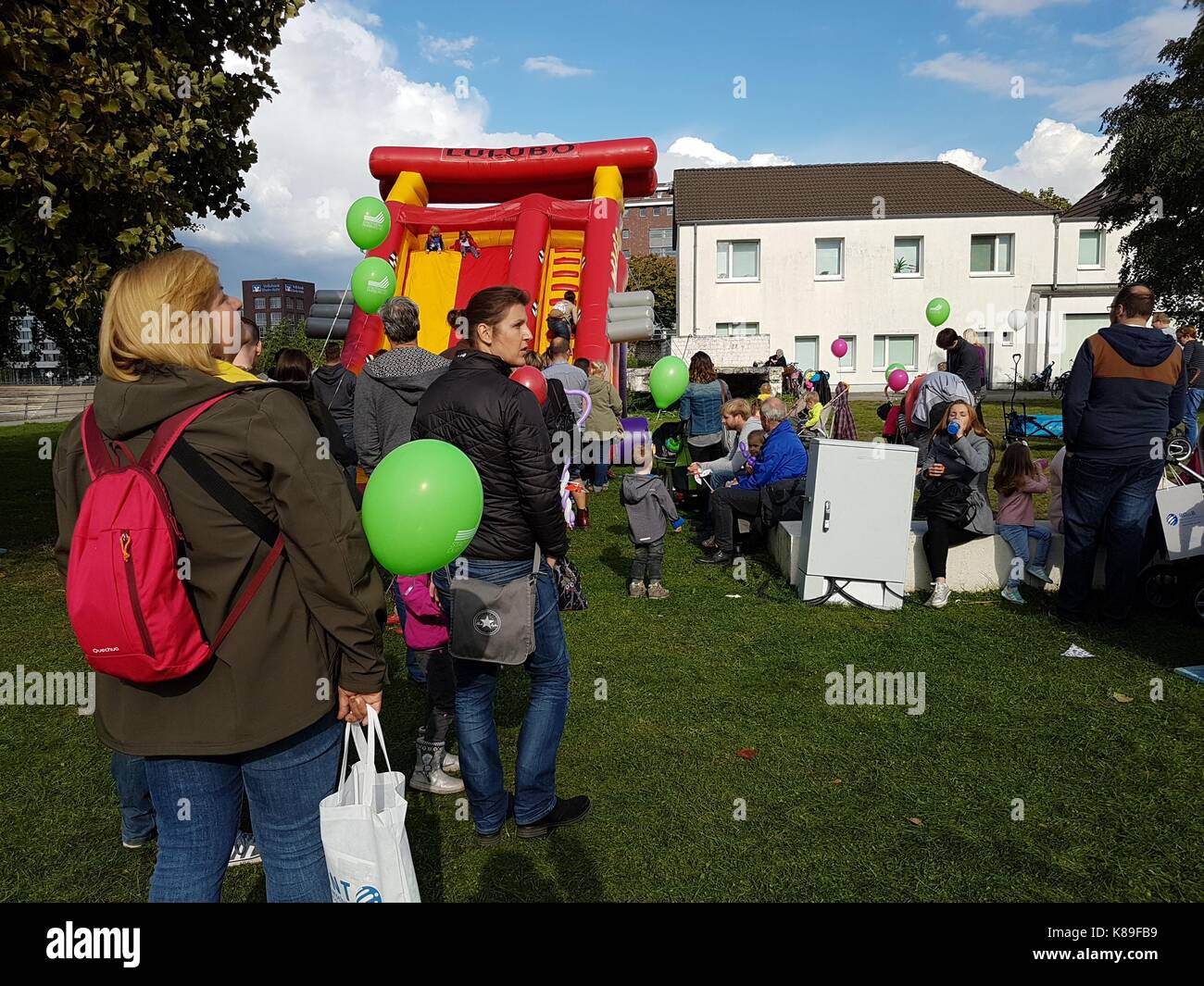 Children's World day. Kids participate in games, sweepstakes, learn new ...