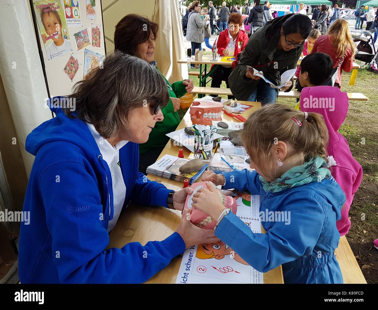 Children's World day. Kids participate in games, sweepstakes, learn new ...