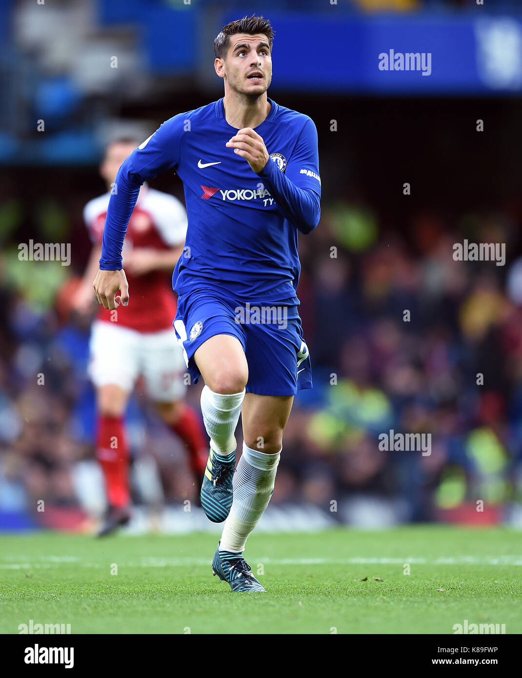 ALVARO MORATA OF CHELSEA CHELSEA V ARSENAL STAMFORD BRIDGE STADIUM ...