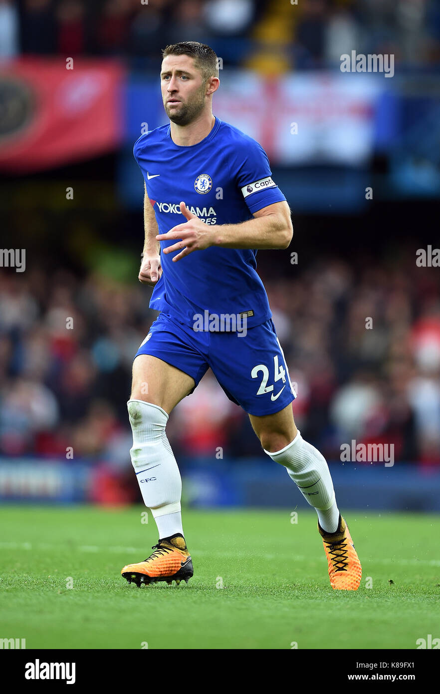 GARY CAHILL OF CHELSEA CHELSEA V ARSENAL STAMFORD BRIDGE STADIUM LONDON ...