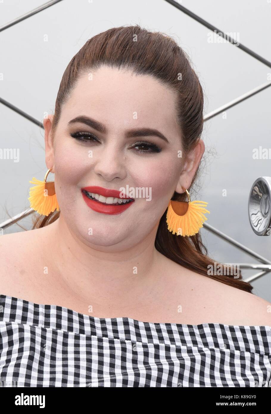 New York, NY, USA. 18th Sep, 2017. Tess Holliday at a public appearance ...