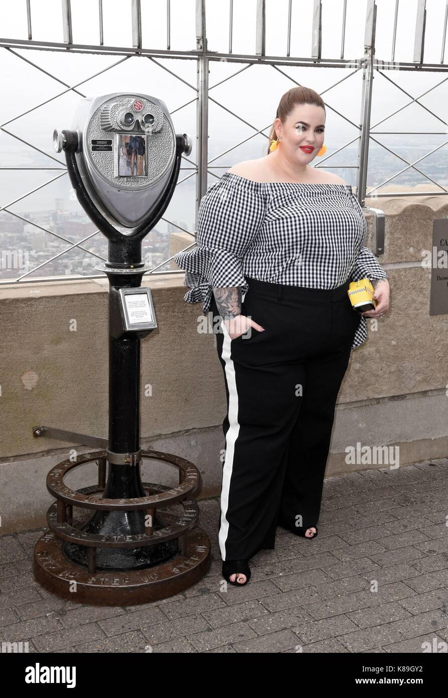 New York, NY, USA. 18th Sep, 2017. Tess Holliday at a public appearance ...