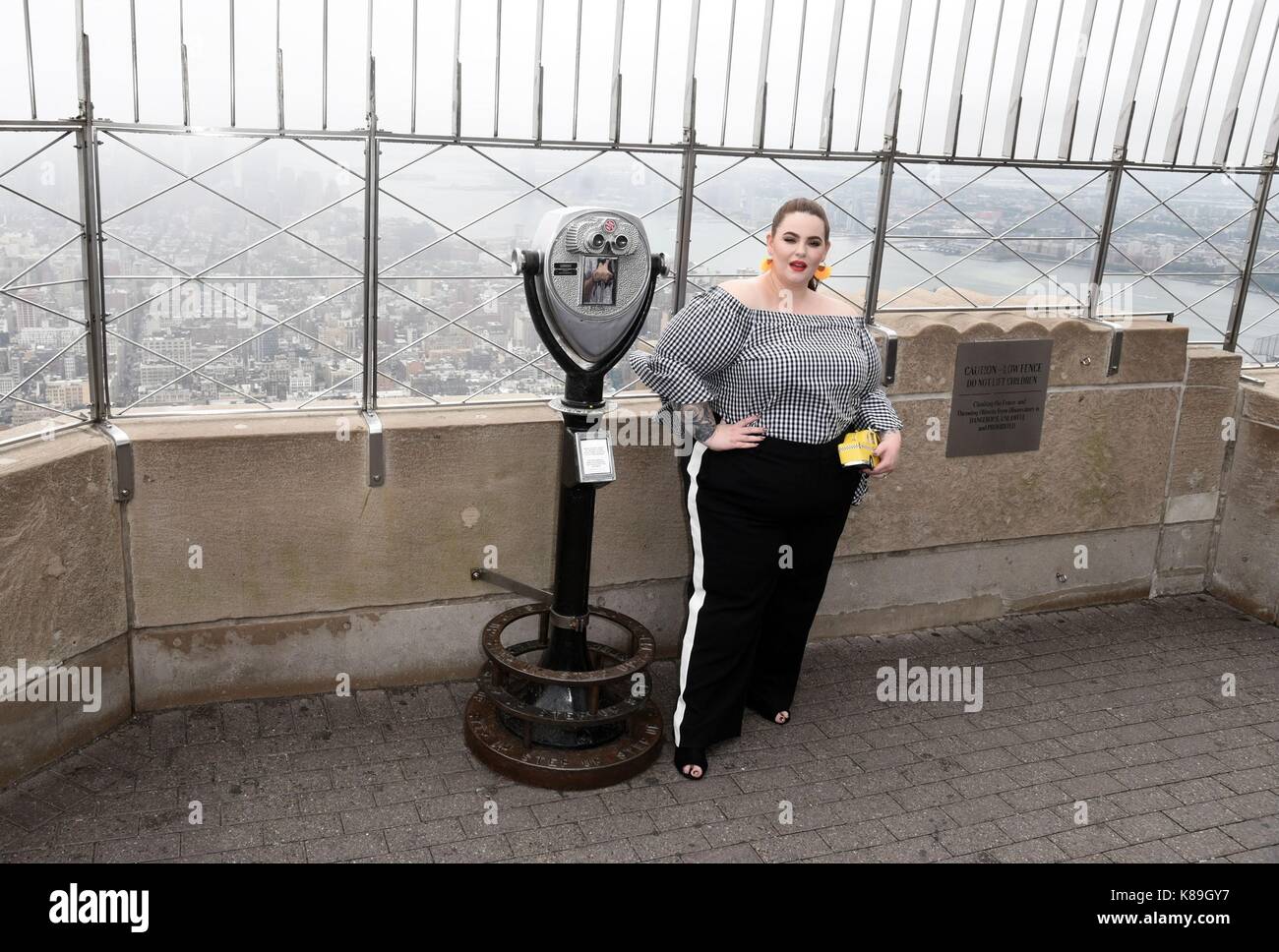 New York, NY, USA. 18th Sep, 2017. Tess Holliday at a public appearance ...