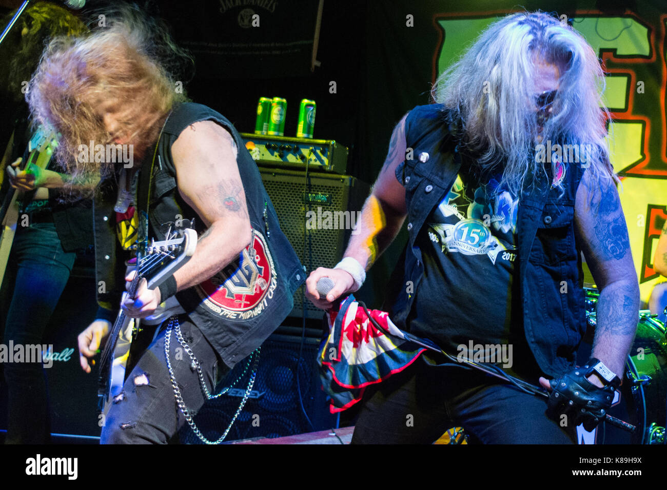Milan, Italy. 2st September 2017. Rock band Devil's Gun performs at ...