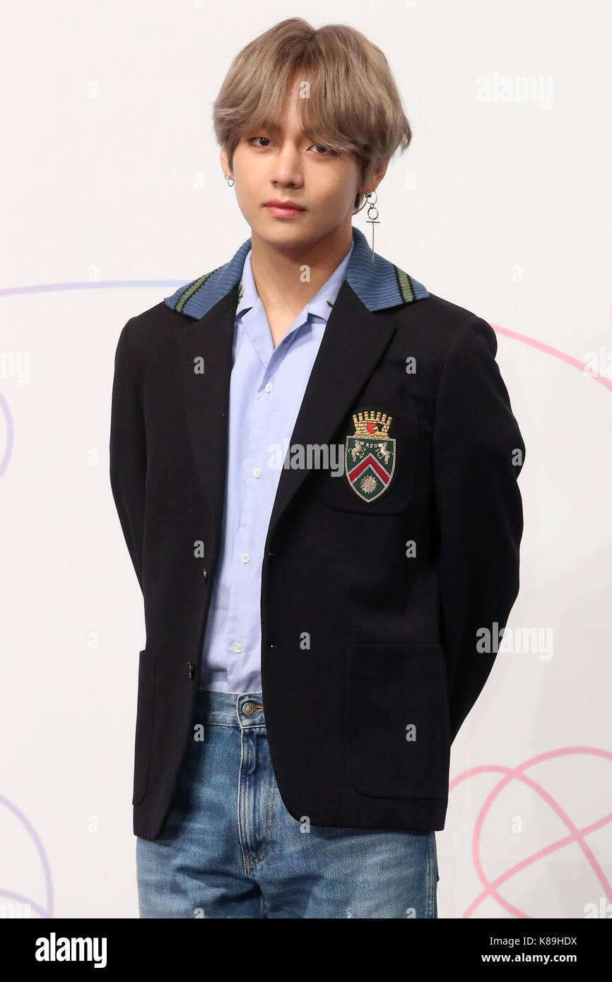 S. Korean boy group BTS V, a member of South Korean boy group BTS ...