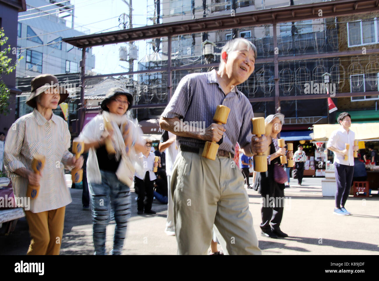 Japan population older hi-res stock photography and images - Alamy