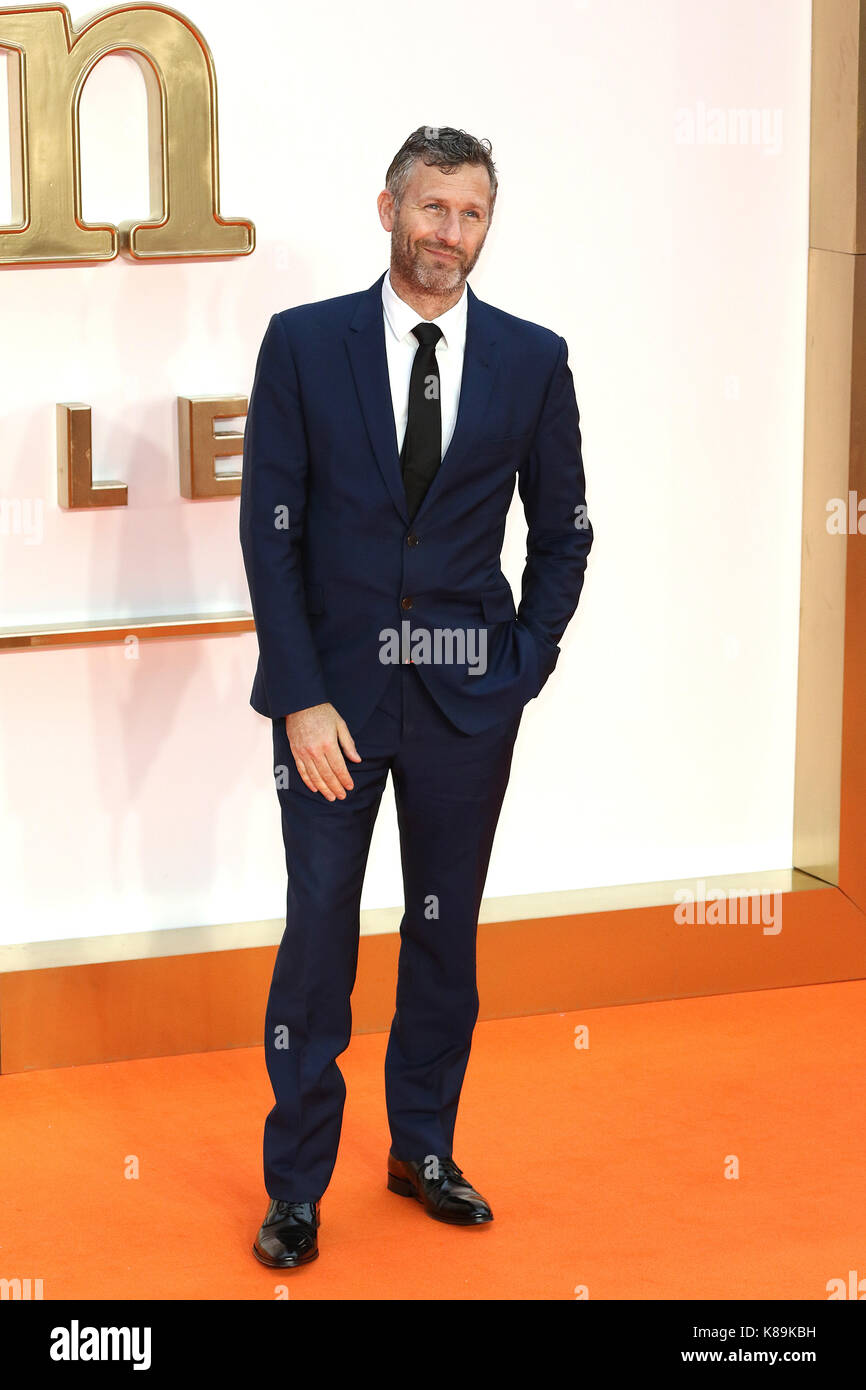 London, UK. 18th Sep, 2017. Adam Hills, Kingsman: The Golden Circle ...
