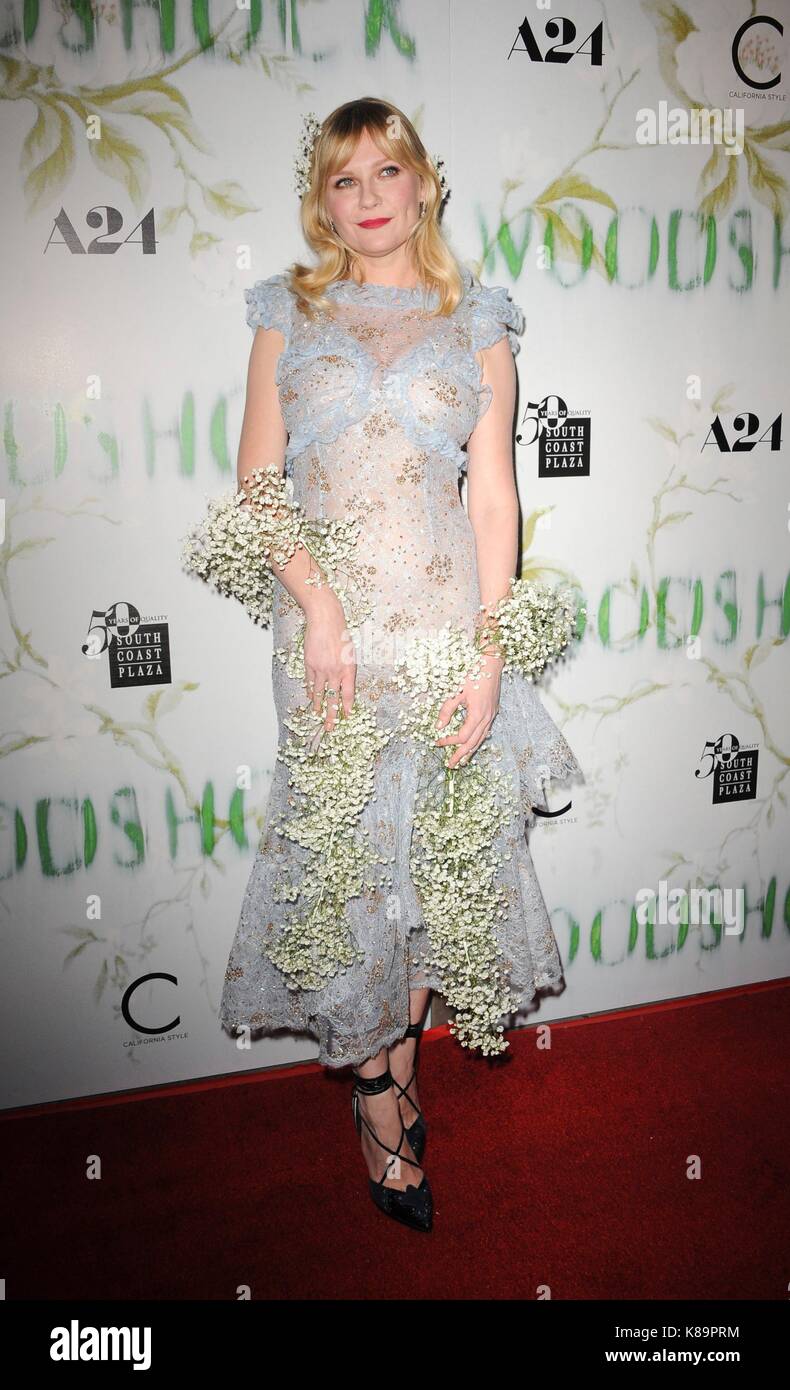 Los Angeles, CA, USA. 18th Sep, 2017. Kristen Dunst at arrivals for ...