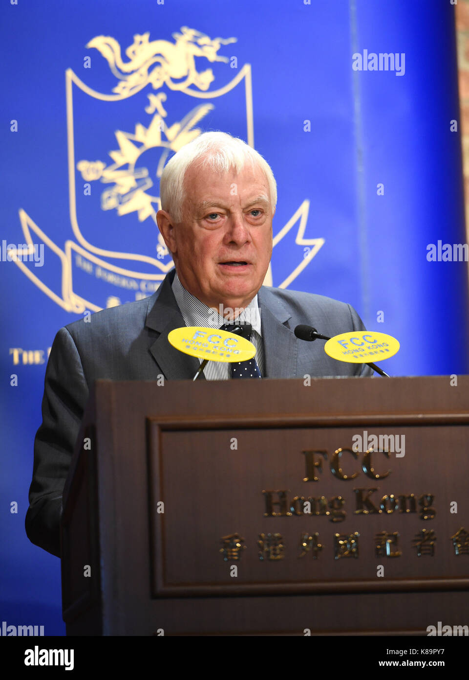 Chris patten hong kong governor hi-res stock photography and images - Alamy
