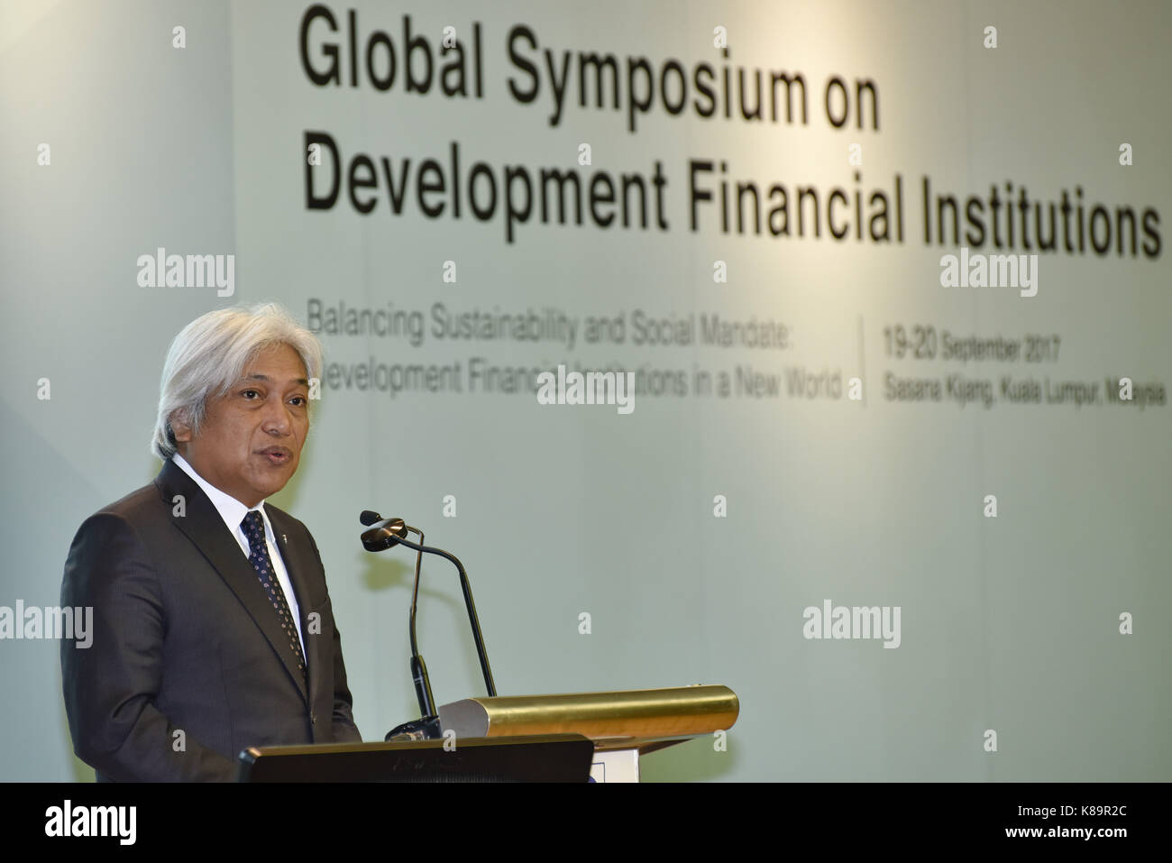 Kuala Lumpur, Malaysia. 19th Sep, 2017. Governor Muhammad bin Ibrahim, Bank Negara (the Central ...