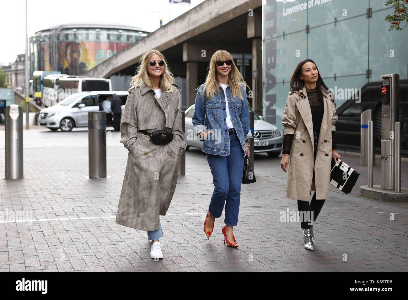 Holly Estelle Russell, Lisa Aiken, and Elizabeth von der Goltz posing ...