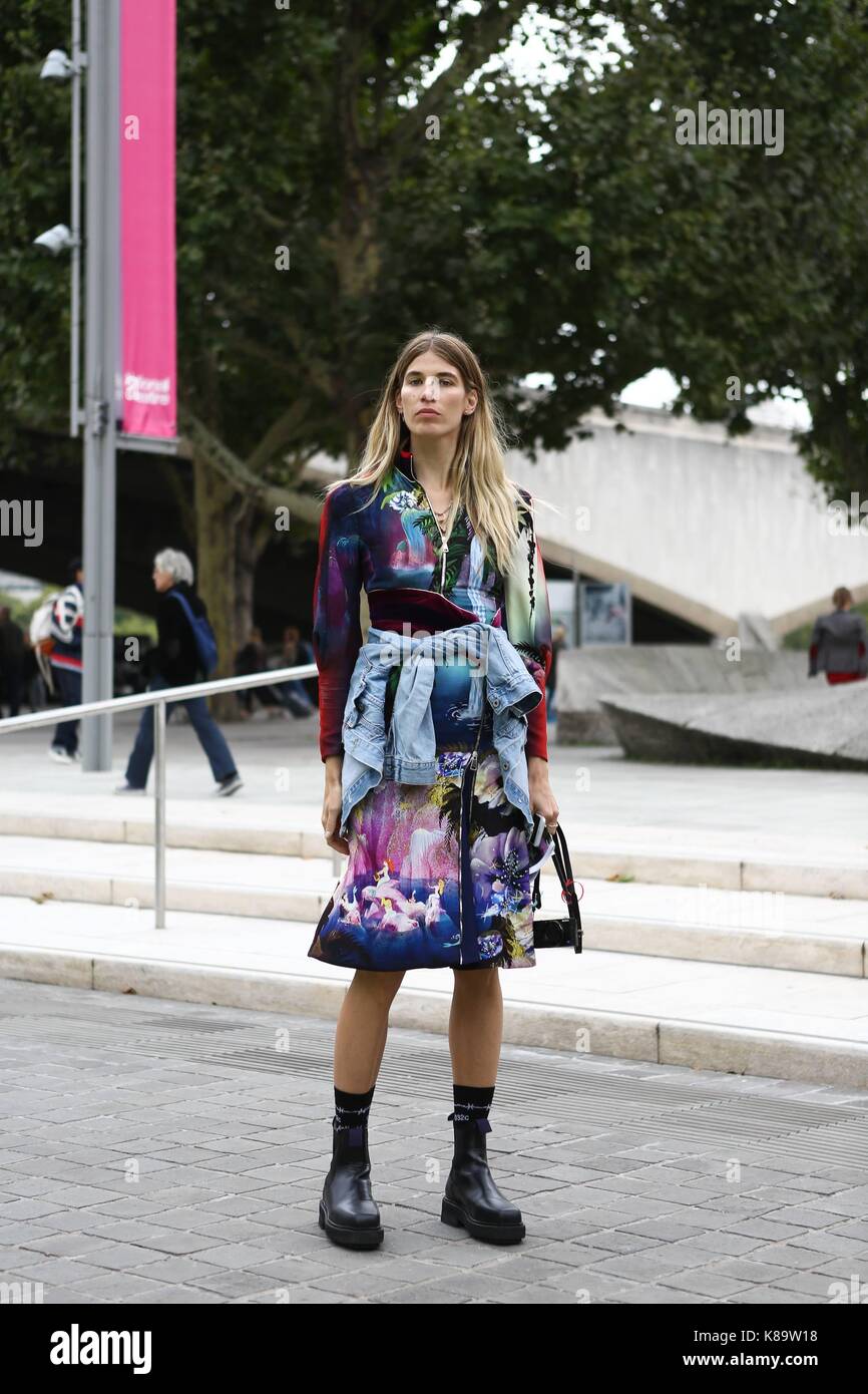 Veronika Heilbrunner, Founder of Hey Woman, posing outside of the ...