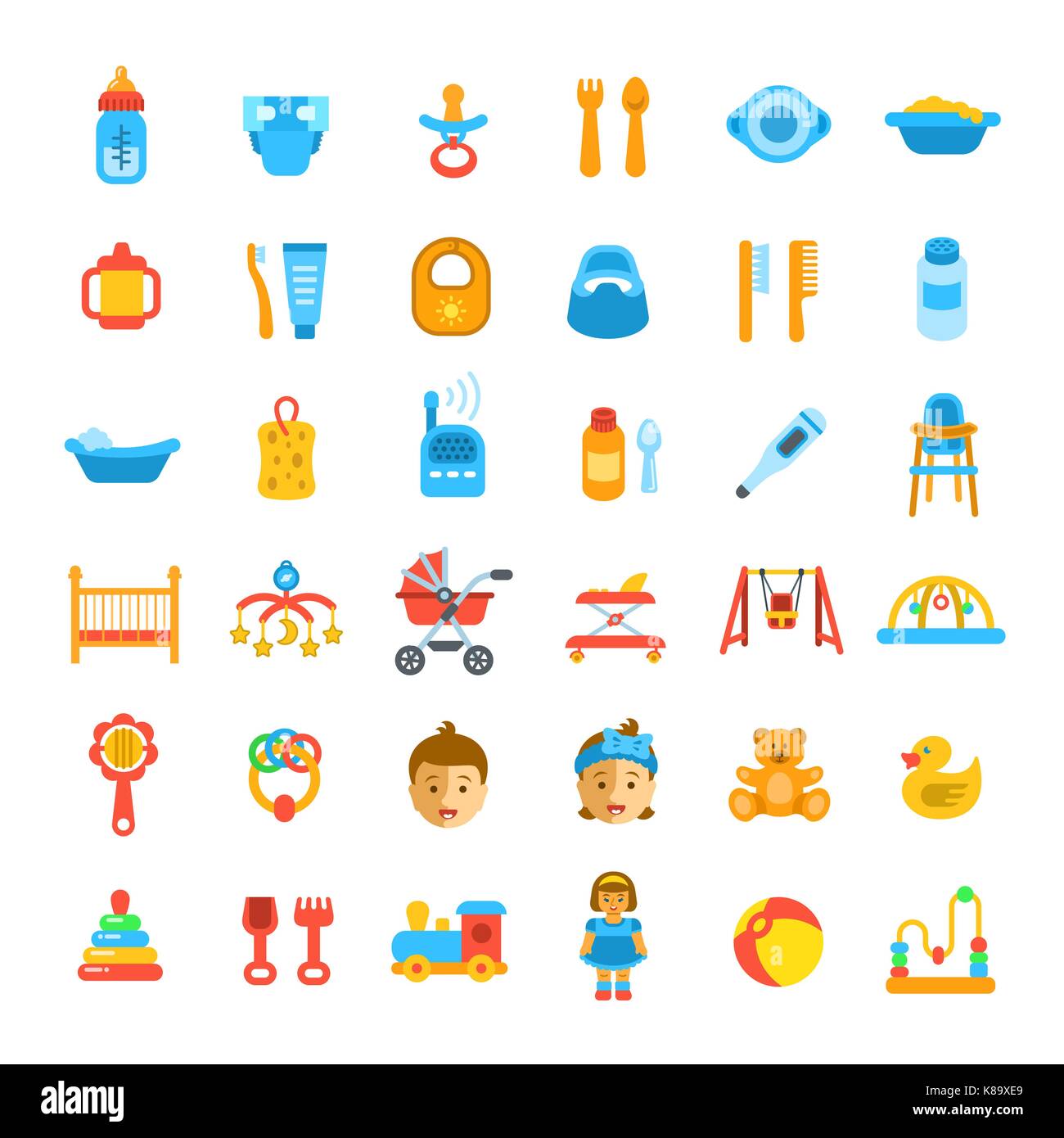 Boy Girl Pictograms High Resolution Stock Photography and Images - Alamy