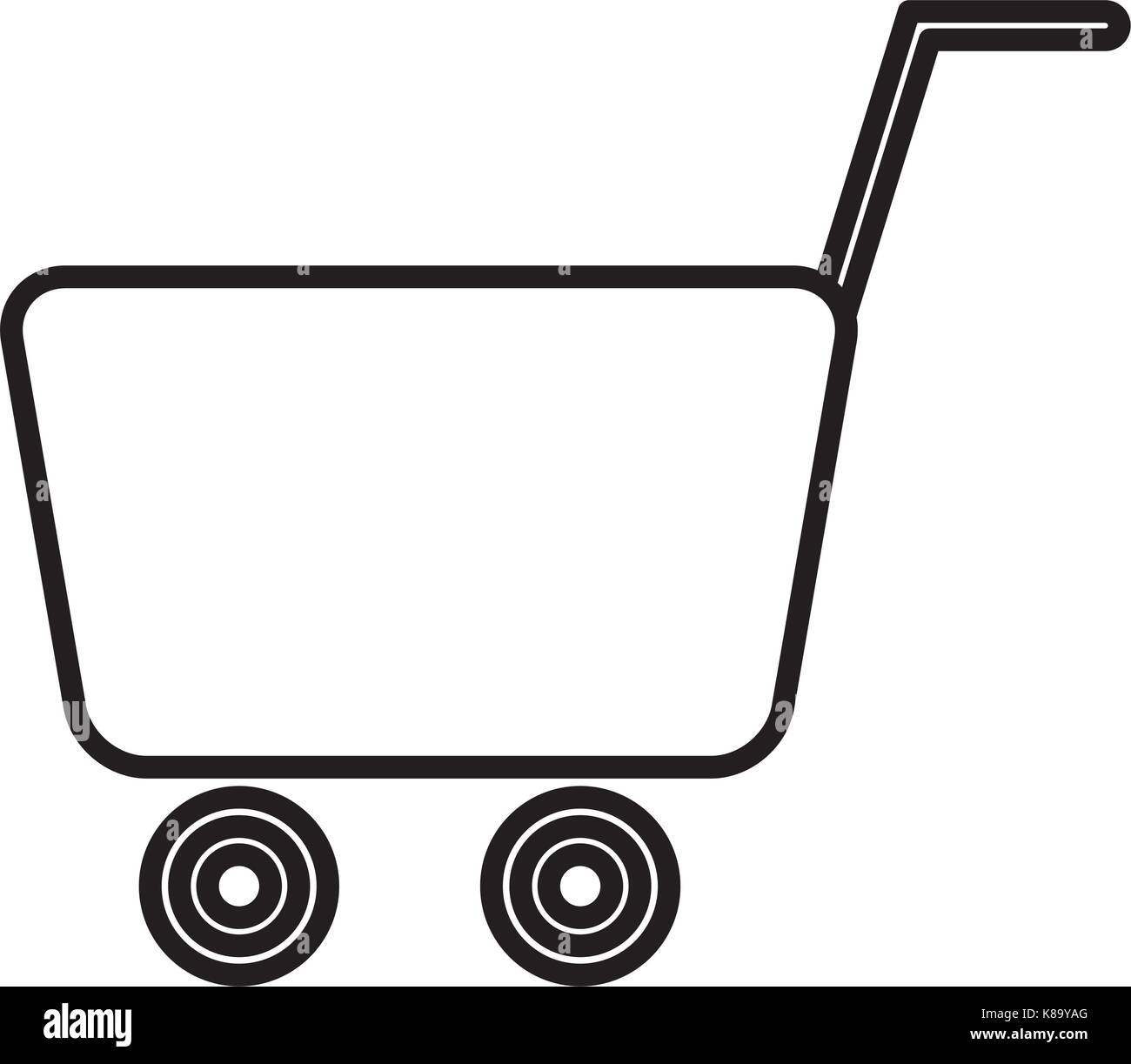 Shopping cart symbol Stock Vector Image & Art - Alamy