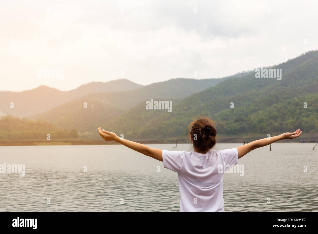Stretched arms hi-res stock photography and images - Alamy