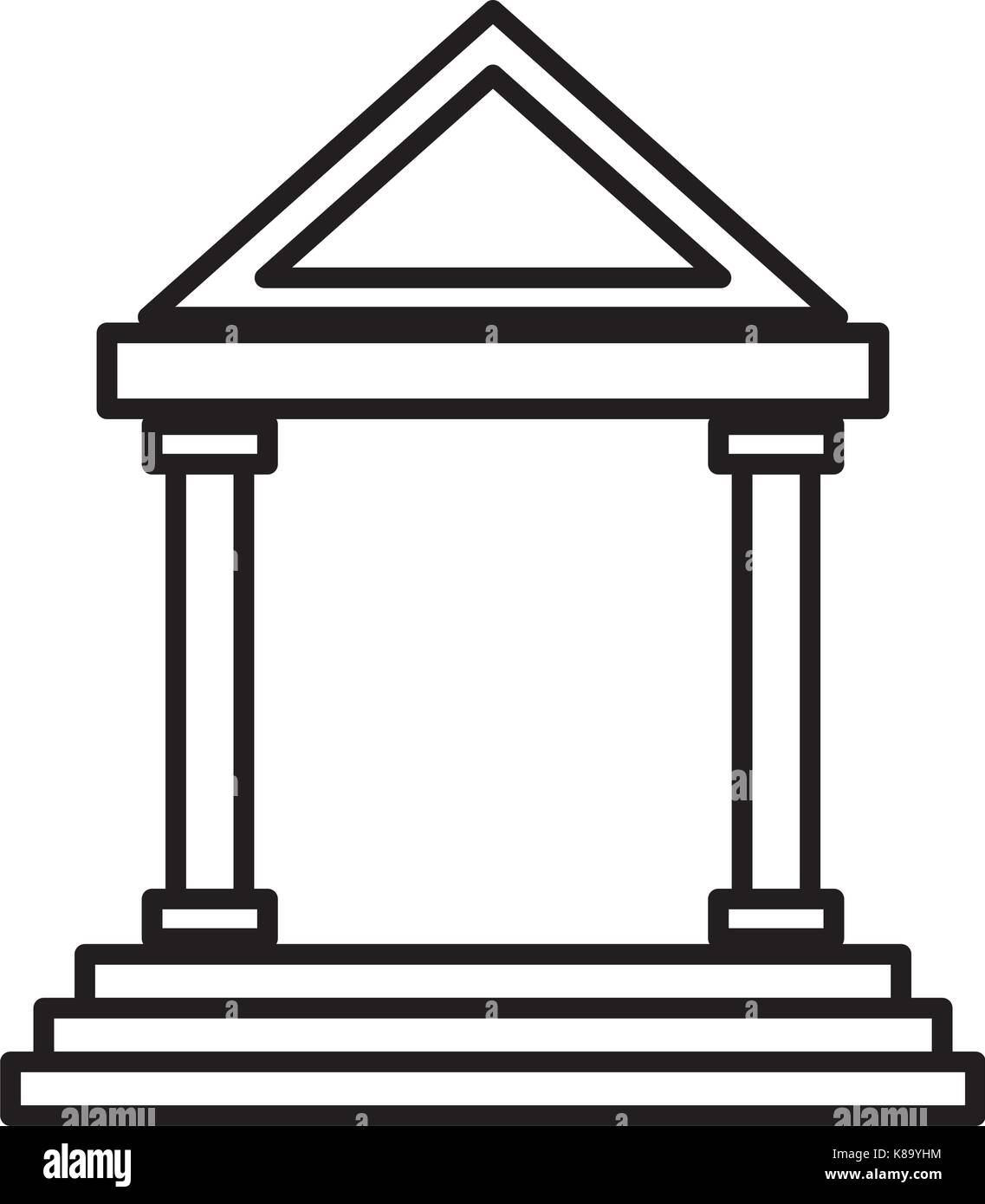 Greek temple roof structure hi-res stock photography and images - Alamy