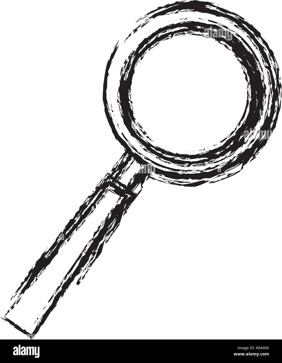 Magnifying glass symbol Stock Vector Image & Art - Alamy