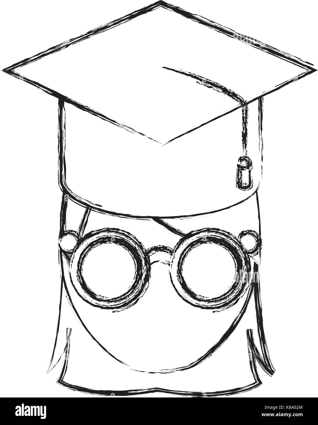 Student graduation cartoon Stock Vector Image & Art - Alamy