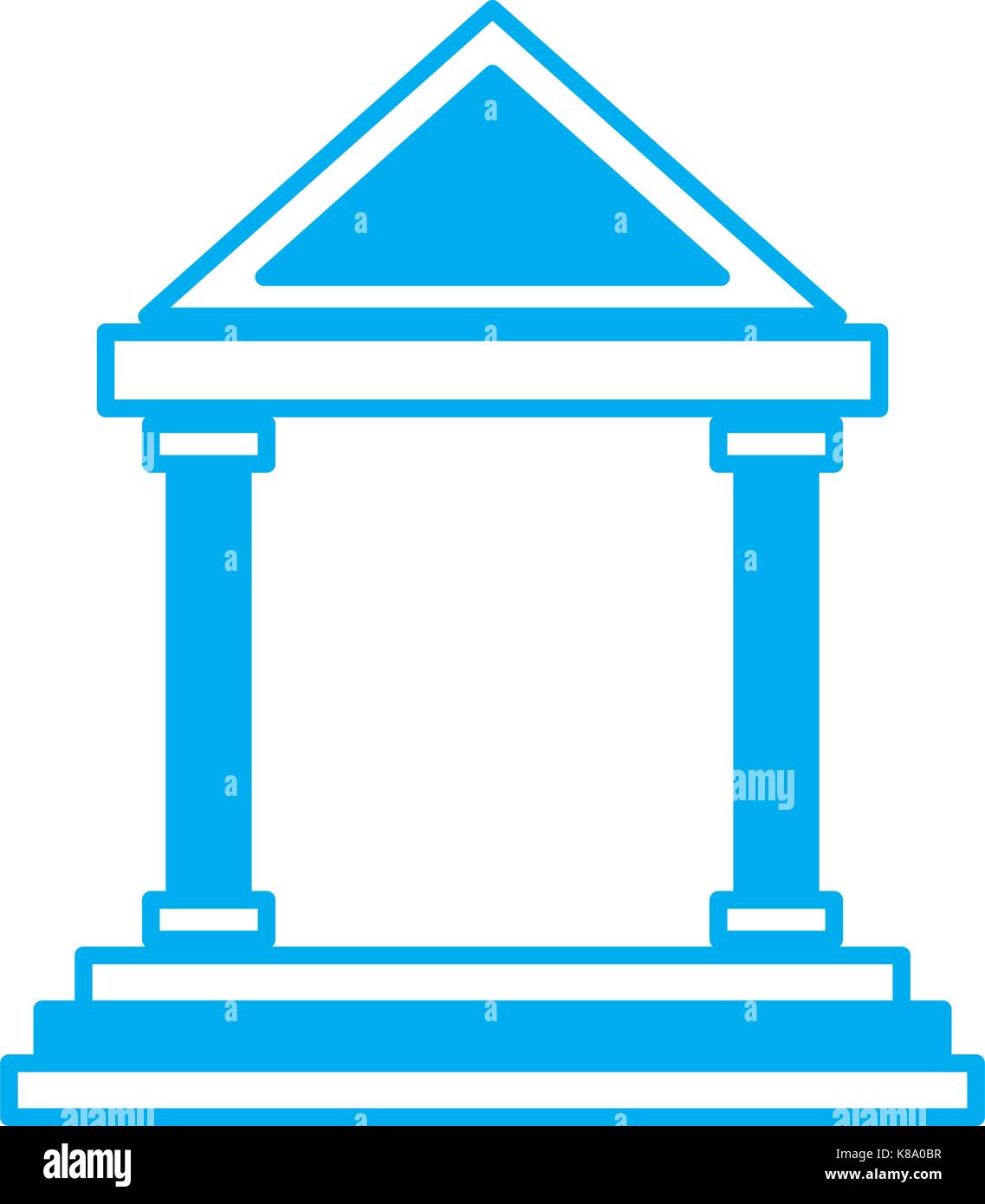 Greek temple roof construction Stock Vector Images - Alamy