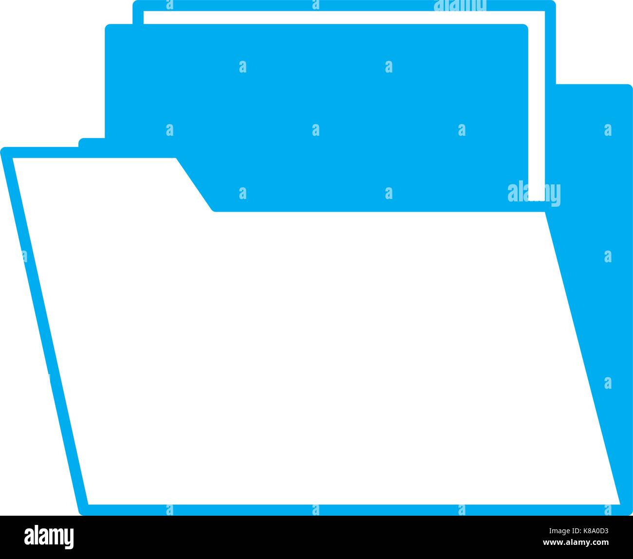 Folder open symbol Stock Vector Image & Art - Alamy