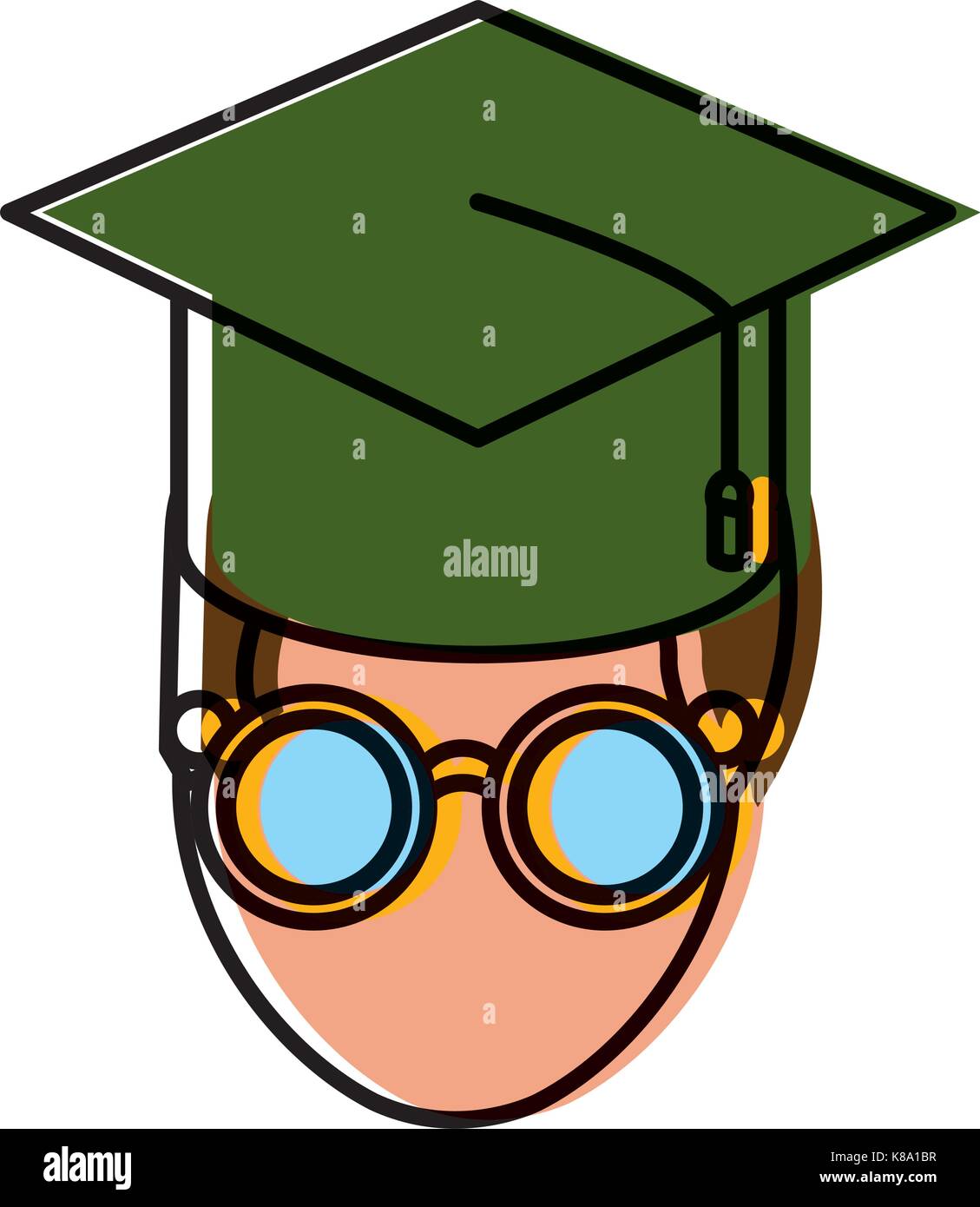 Student graduation cartoon Stock Vector Image & Art - Alamy