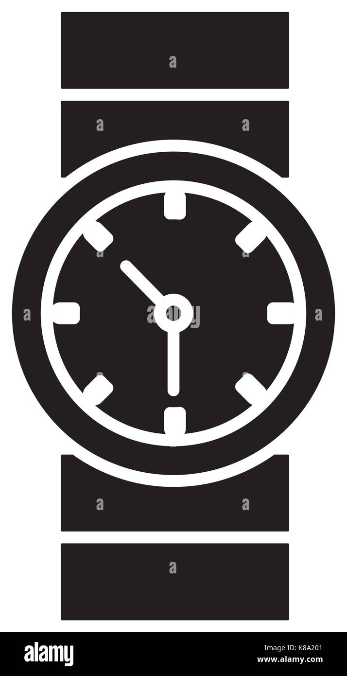 Wristwatch Isolated Stock Vector Images - Alamy