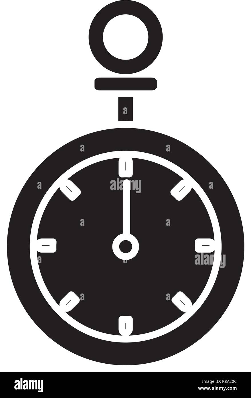 Timer isolated symbol Stock Vector Image & Art - Alamy