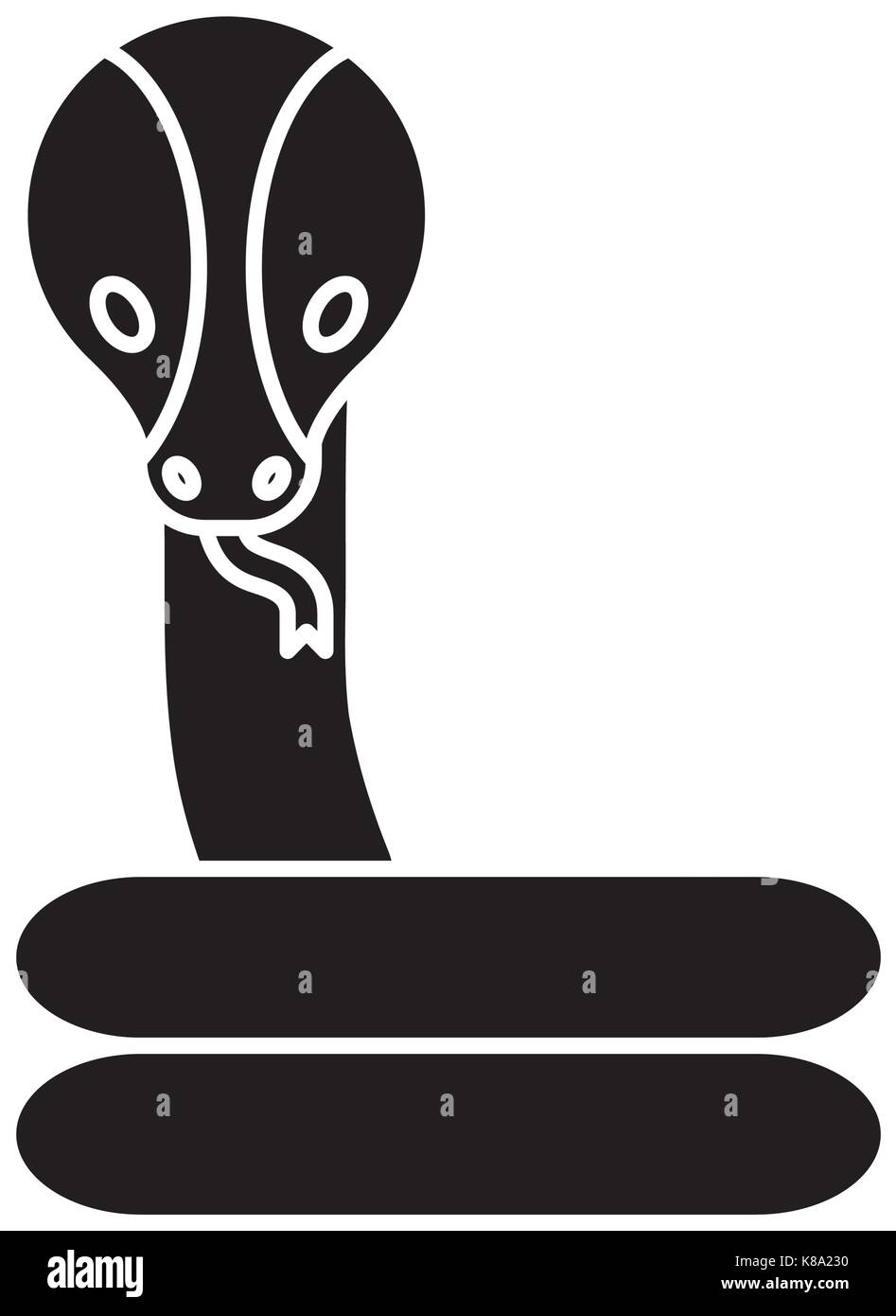 Snake face symbol Stock Vector Image & Art - Alamy