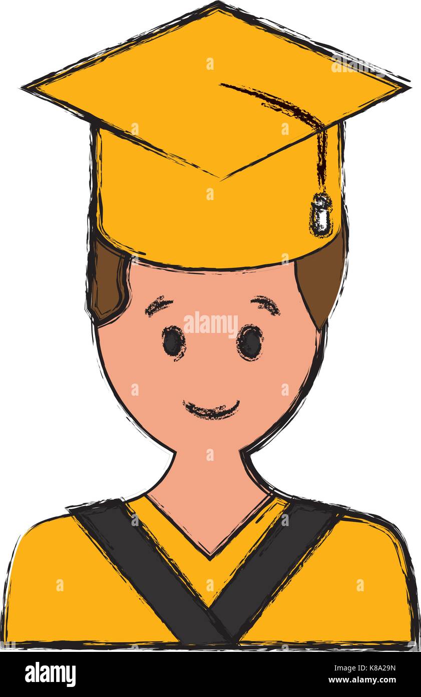 Student graduation cartoon Stock Vector Image & Art - Alamy