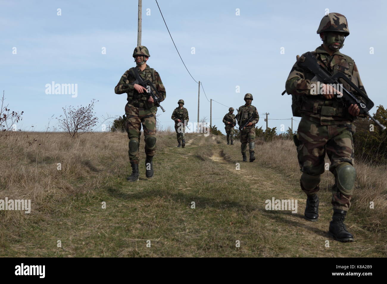 French Foreign Legion recruits (Engagé Volontaires), not quite yet ...