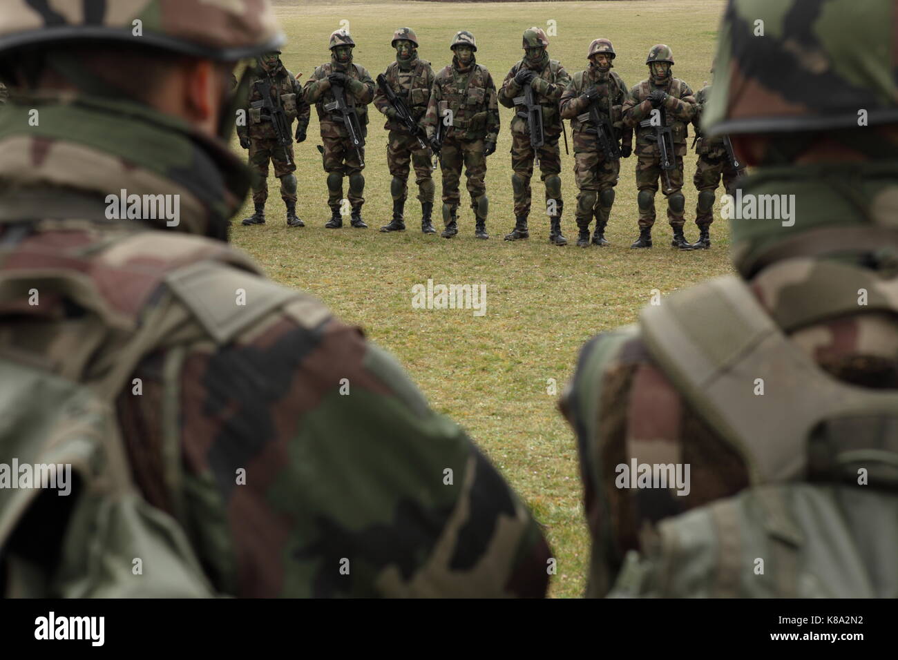 French Foreign Legion recruits (Engagé Volontaires), not quite yet ...