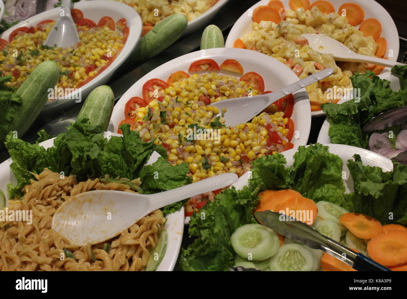 Buffet salads hi-res stock photography and images - Alamy