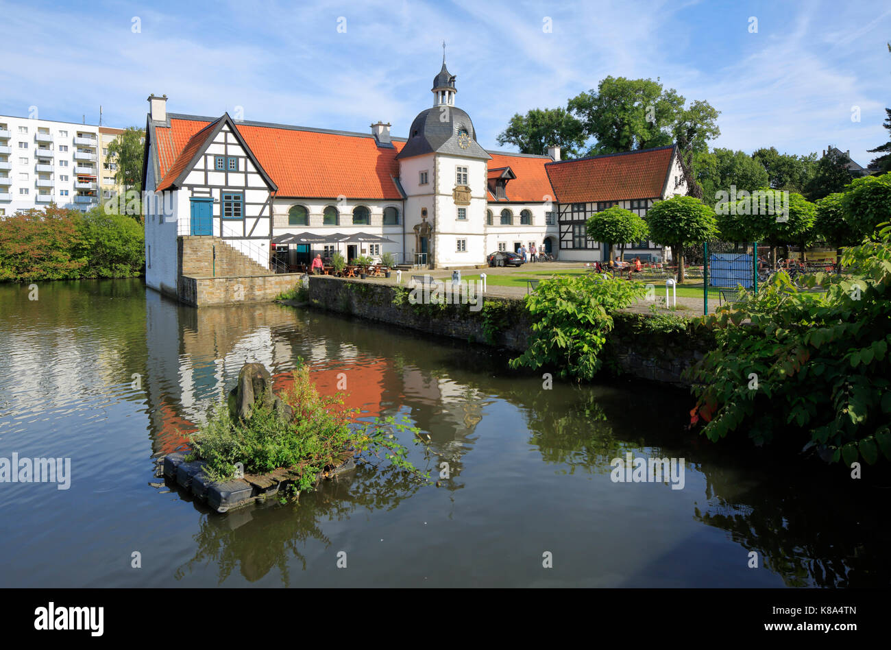 Wasserschloss Haus Rodenberg in Dortmund-Aplerbeck, Ruhrgebiet ...
