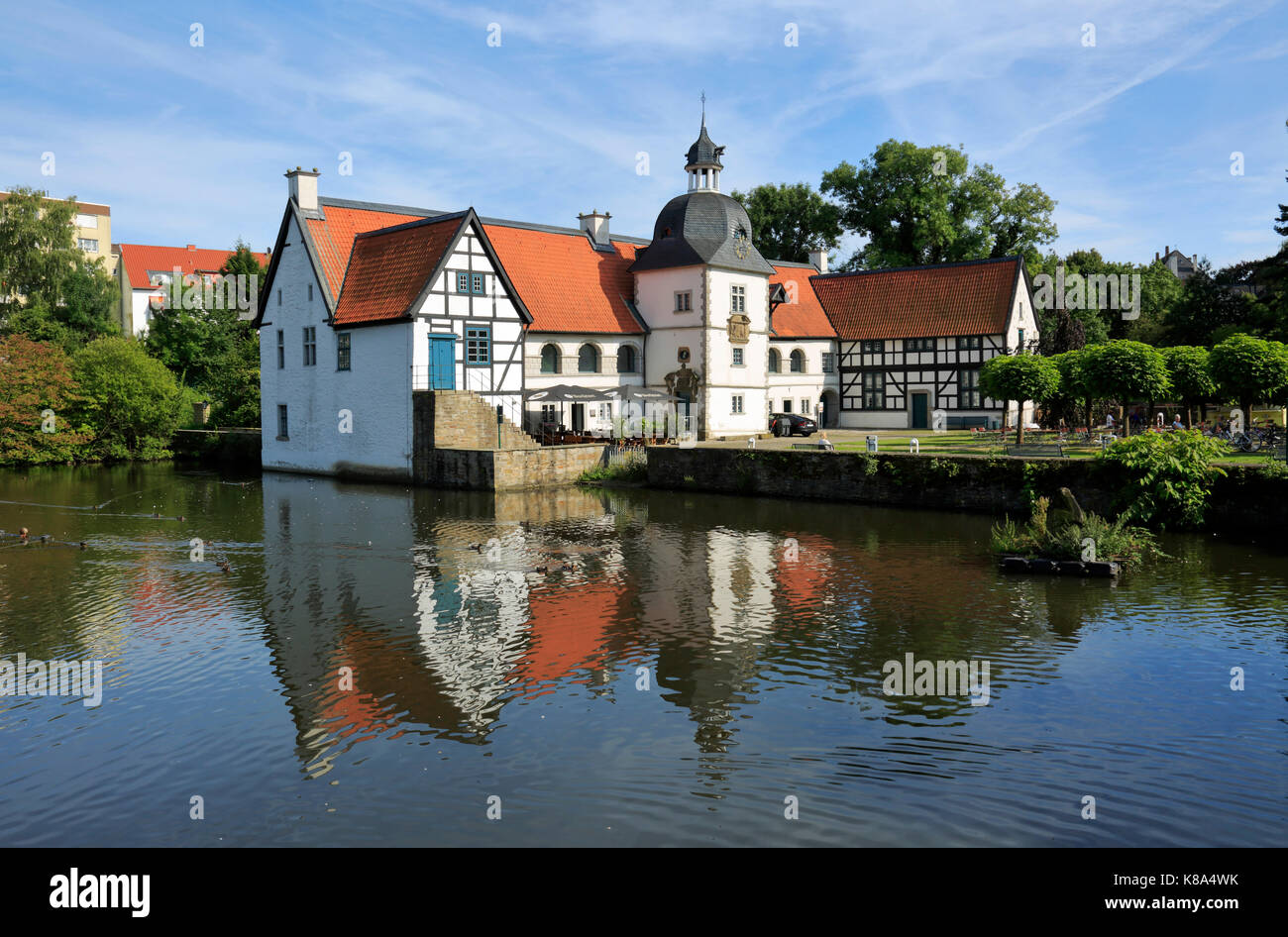 Wasserschloss Haus Rodenberg in Dortmund-Aplerbeck, Ruhrgebiet ...